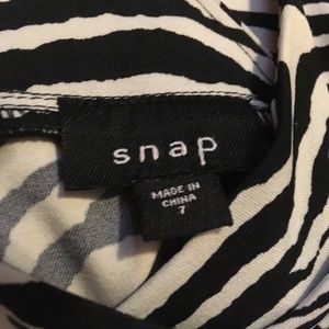 Snap | Dresses | Snap Zebra Dress Sz7 | Poshmark